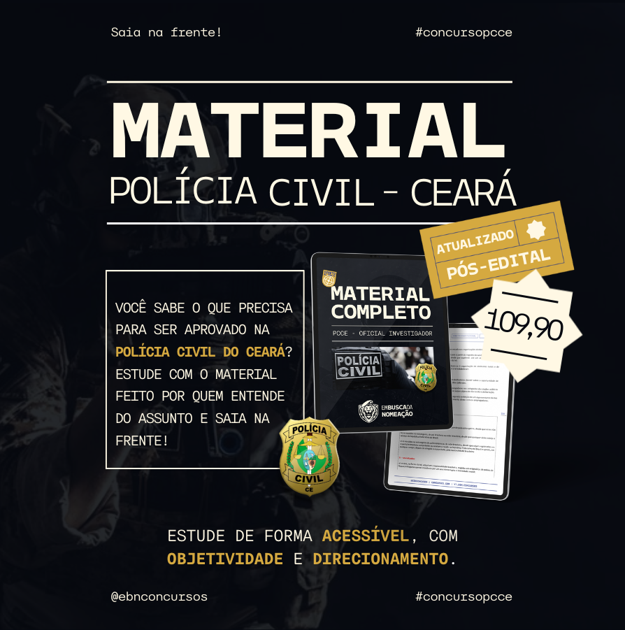 OFICIAL INVESTIGADOR PCCE PDFS - EBN CURSOS