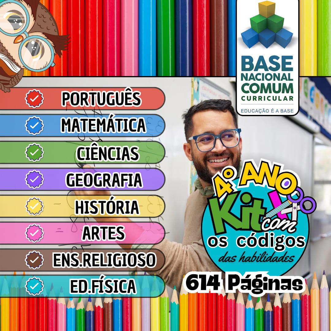 Kit de Atividades BNCC - 4° Ano - Yago Miller | Hotmart