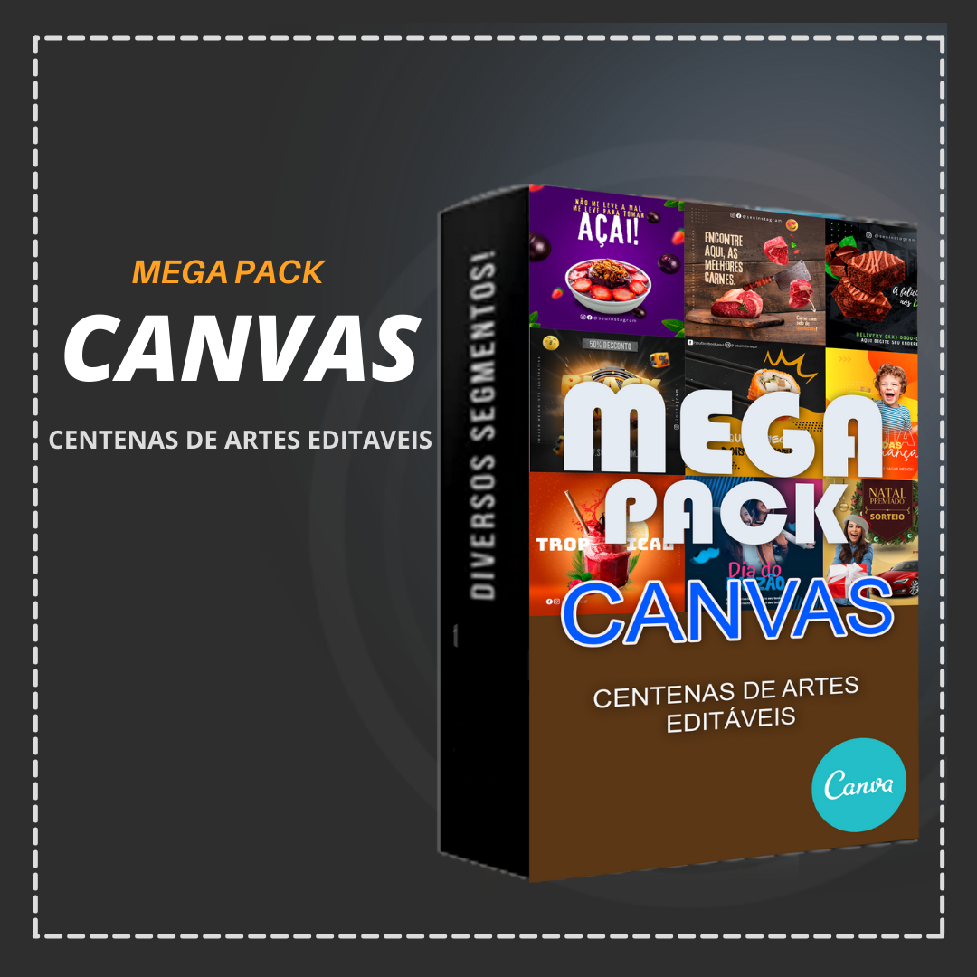 MEGA PACK CANVAS - Agência Dynamis Digital | Hotmart