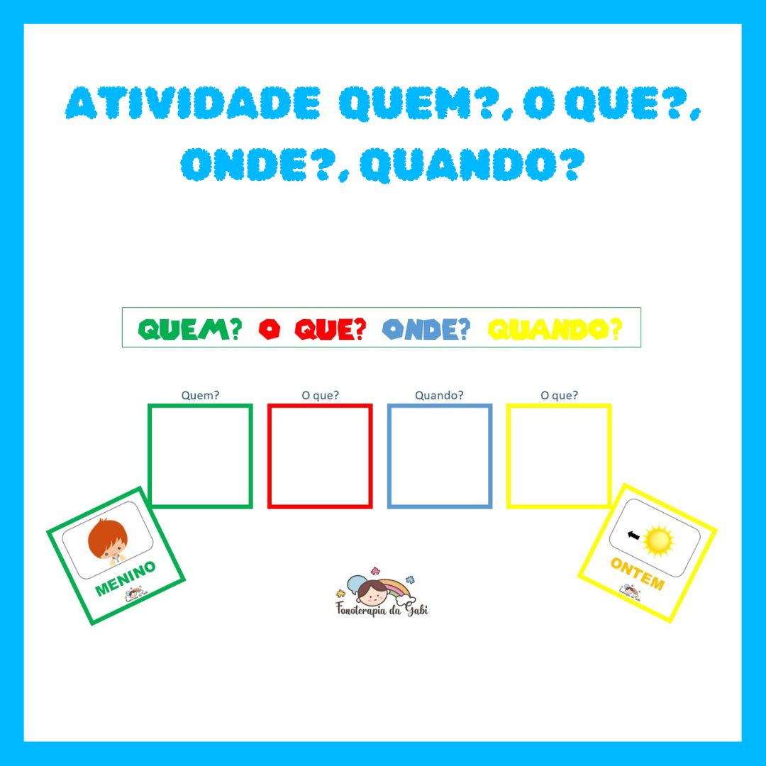 Atividade Quem? O que? Onde? Quando? - Gabriela Machado | Hotmart