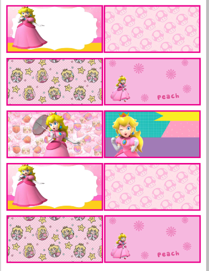 Peach Label Sheet – Printable Sticker Tags | Hotmart