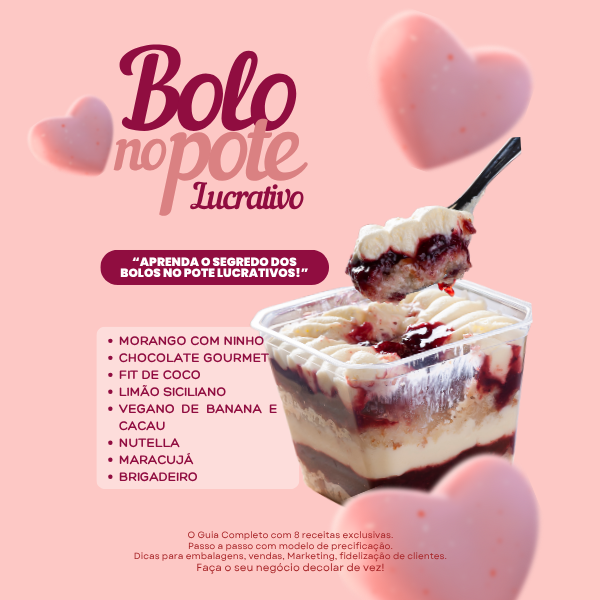 Bolo no Pote Lucrativo