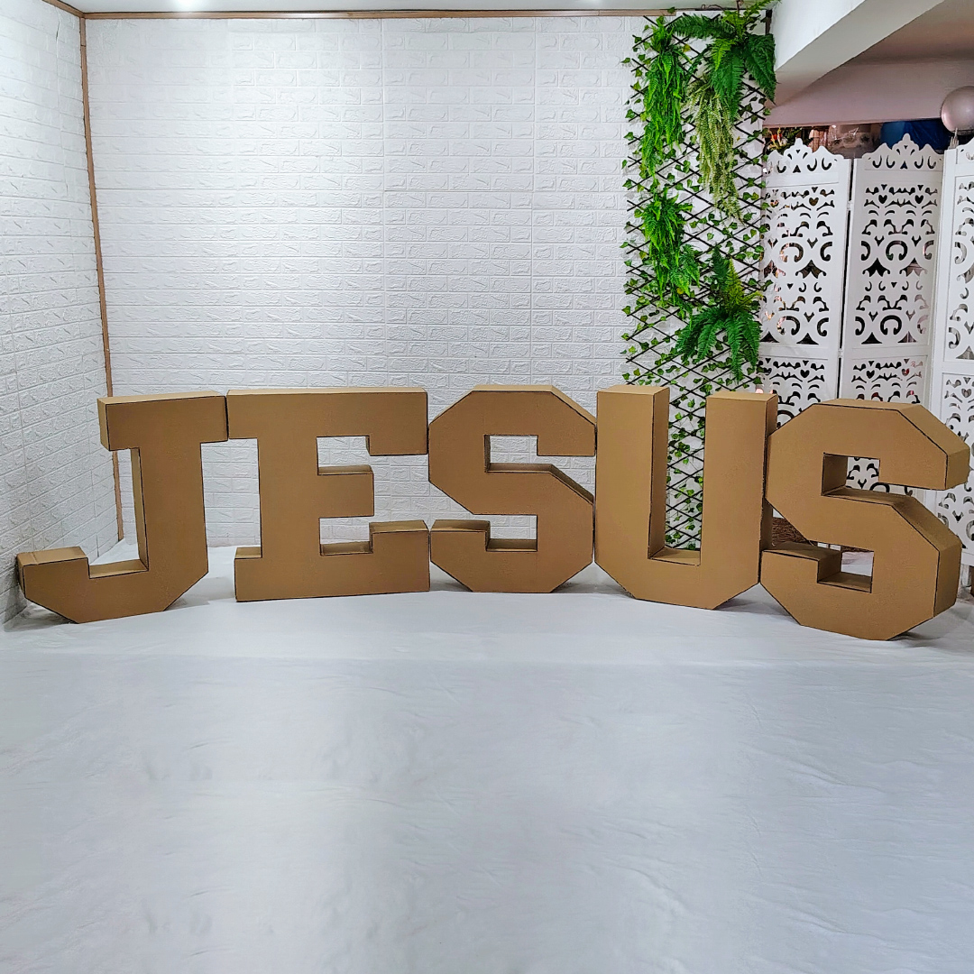 MOLDES DE LETRAS JESUS PARA IMPRIMIR: Como Fazer um Letreiro 3D do ...