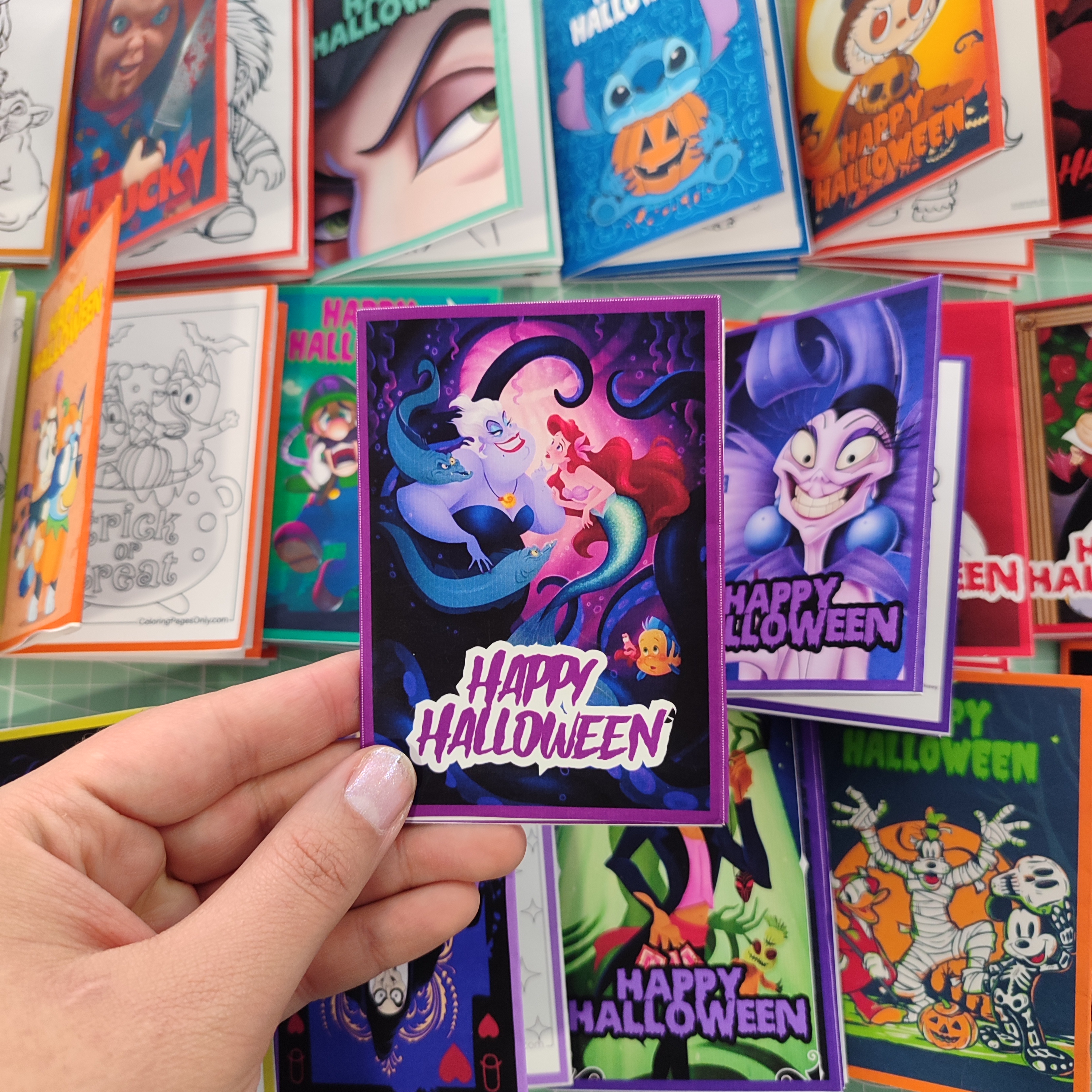 100+ Halloween Mini Coloring Books (Printable PDF & Canva Edita...