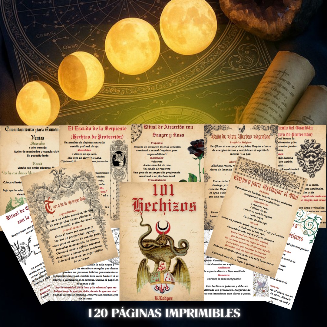 101 Hechizos Poderosos (Archivos Imprimibles) - Bárbara Lorena Segu...