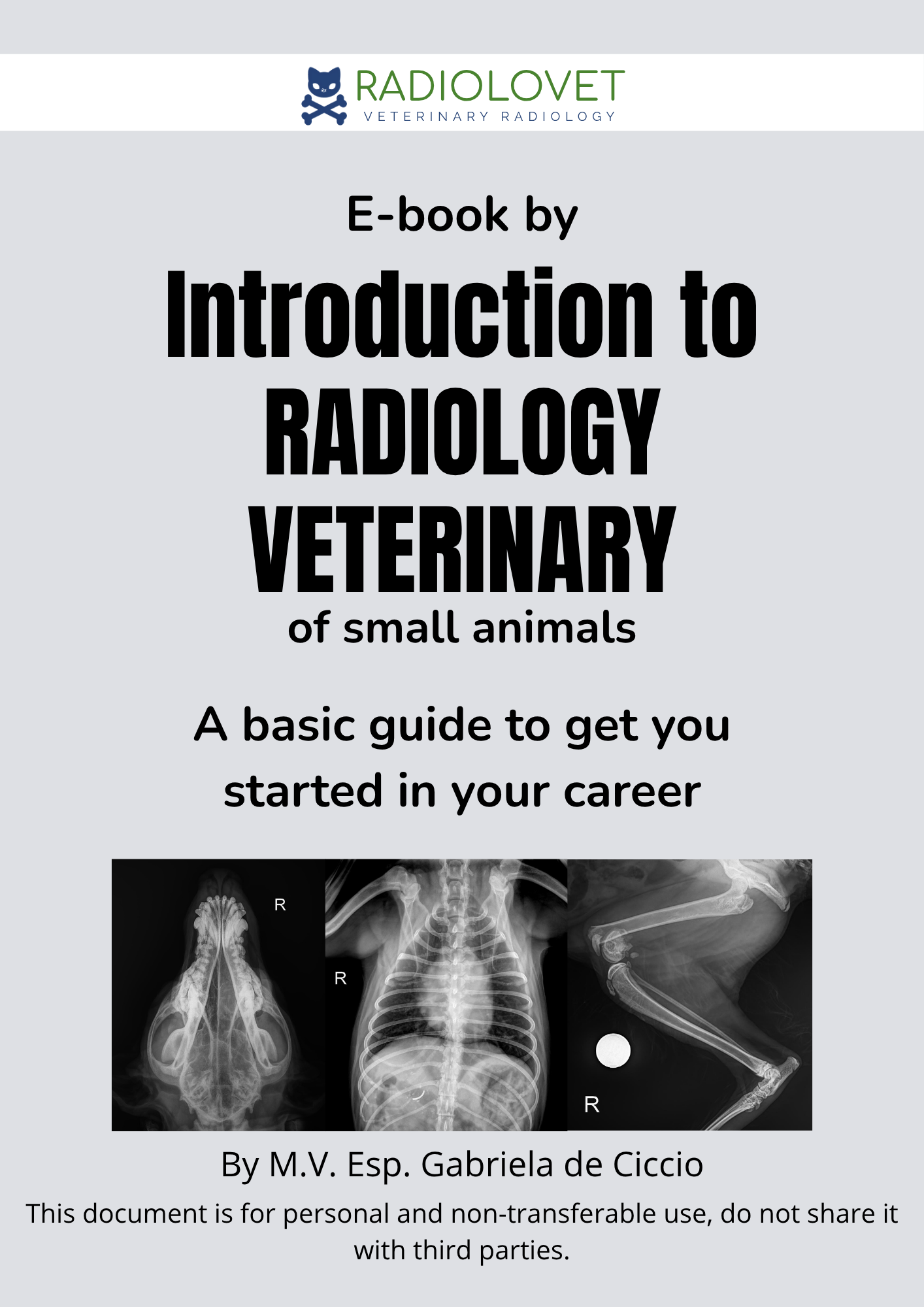 EBOOK - Introduction to Radiology Veterinary of Small Animals