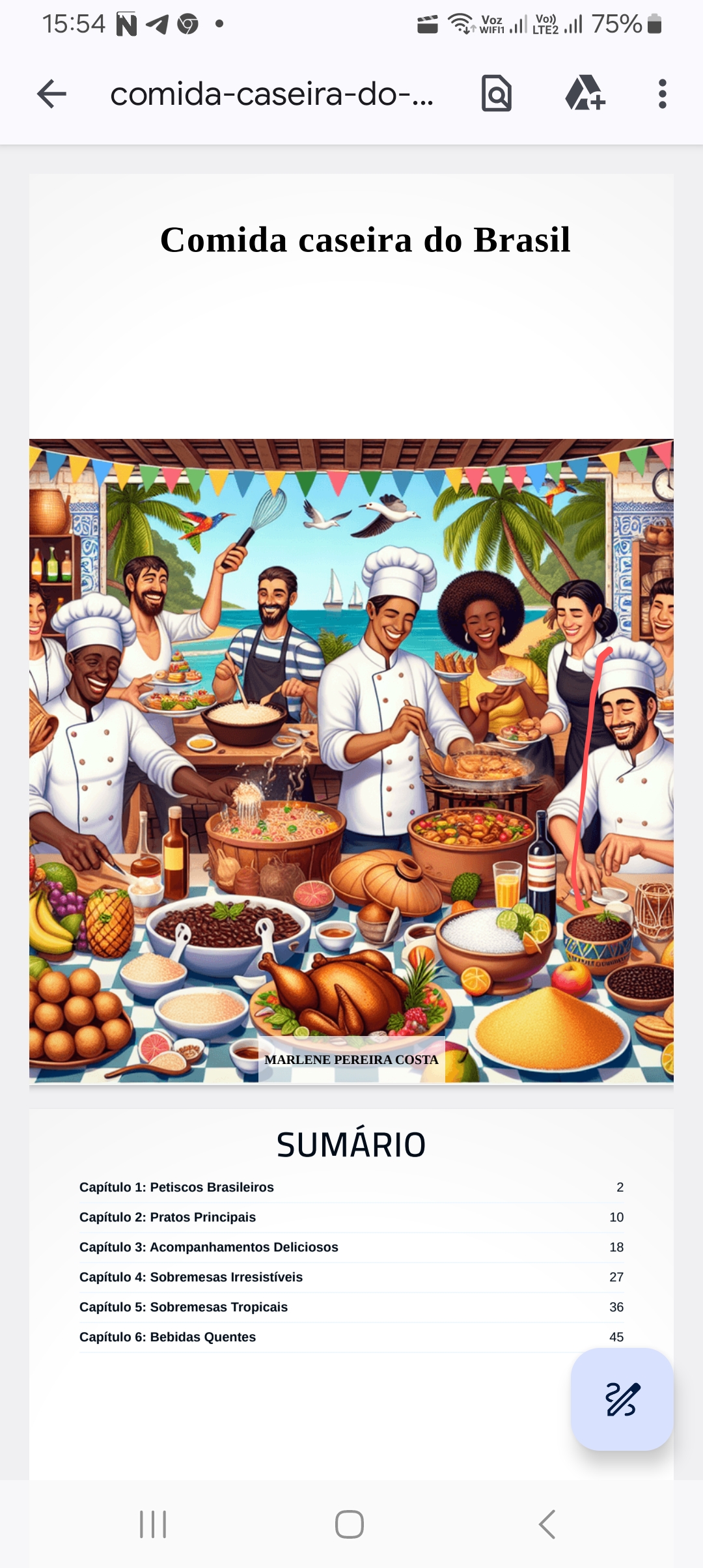 Comida caseira do Brasil - Marlene pereira costa | Hotmart