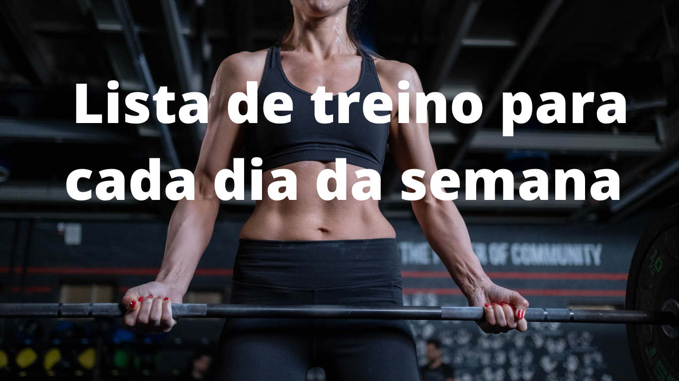 Lista de treino para cada dia da semana - Juliel Soares | Hotmart Lista de treino para cada dia da semana - Juliel Soares | Hotmart
