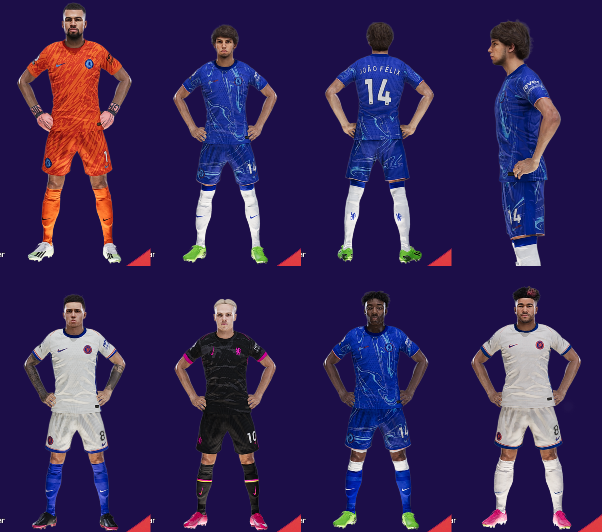 KIT CHELSEA FC 24-25 PES & EFOOTBALL