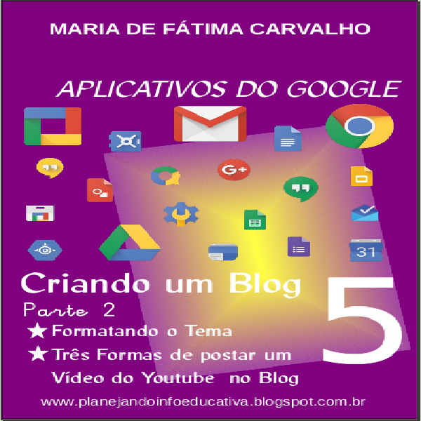 “Aplicativos do Google: Formatando Temas / Três formas de postar um vídeo do Youtube no Blog ...