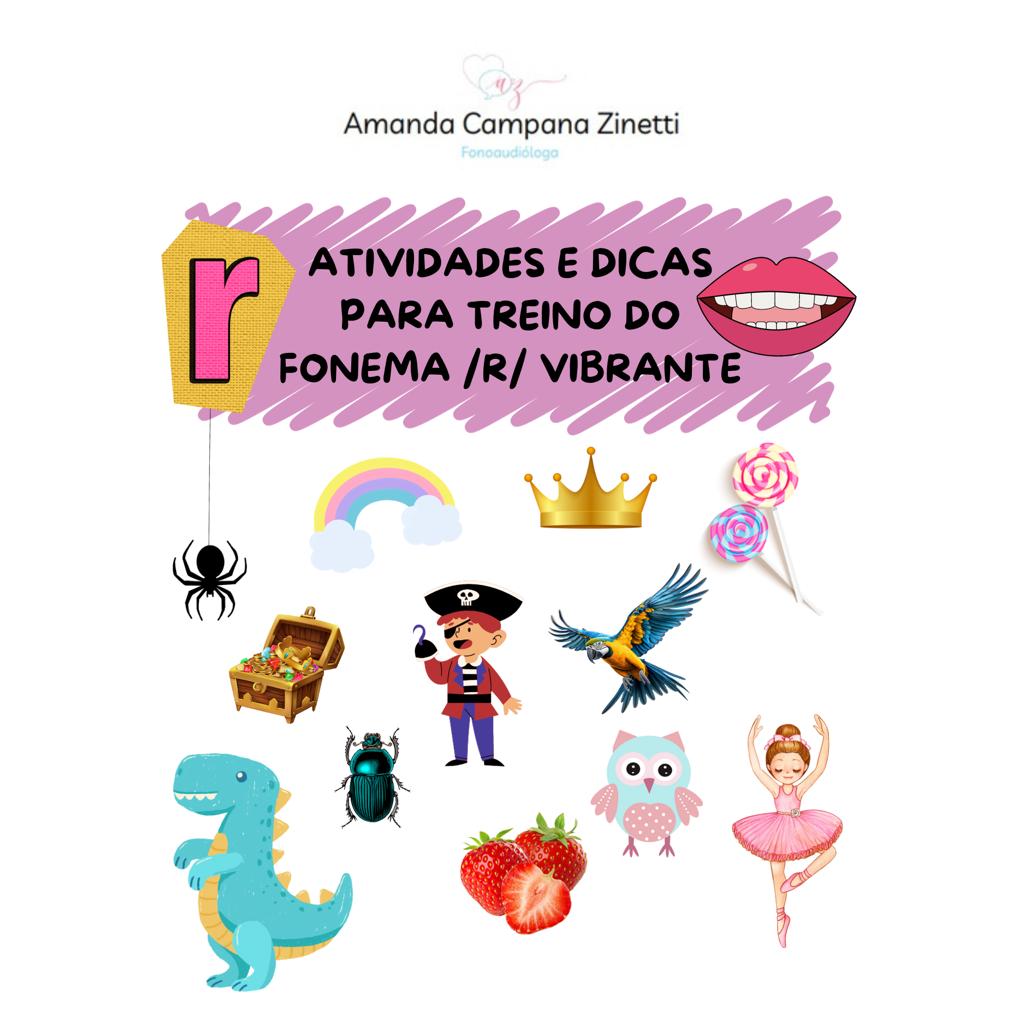 Atividades, dicas e exercícios para treino do fonema /r/