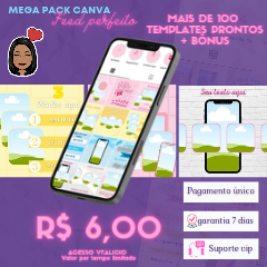 Pack canva feed perfeito - SILVANA SANTOS DE MELO | Hotmart