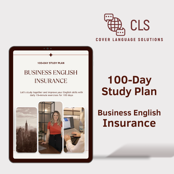 100-Day Study Plan: English for Insurance