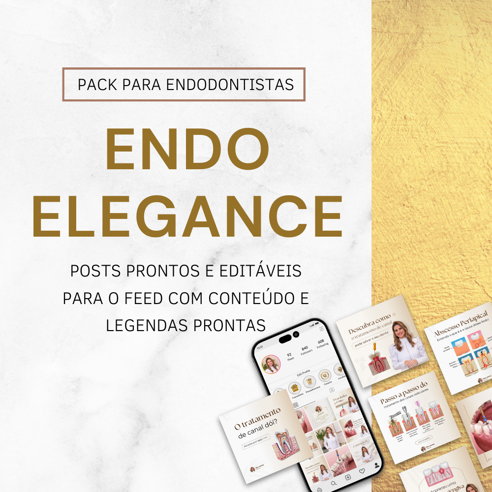 Pack Endo Elegance - Posts para Endodontistas