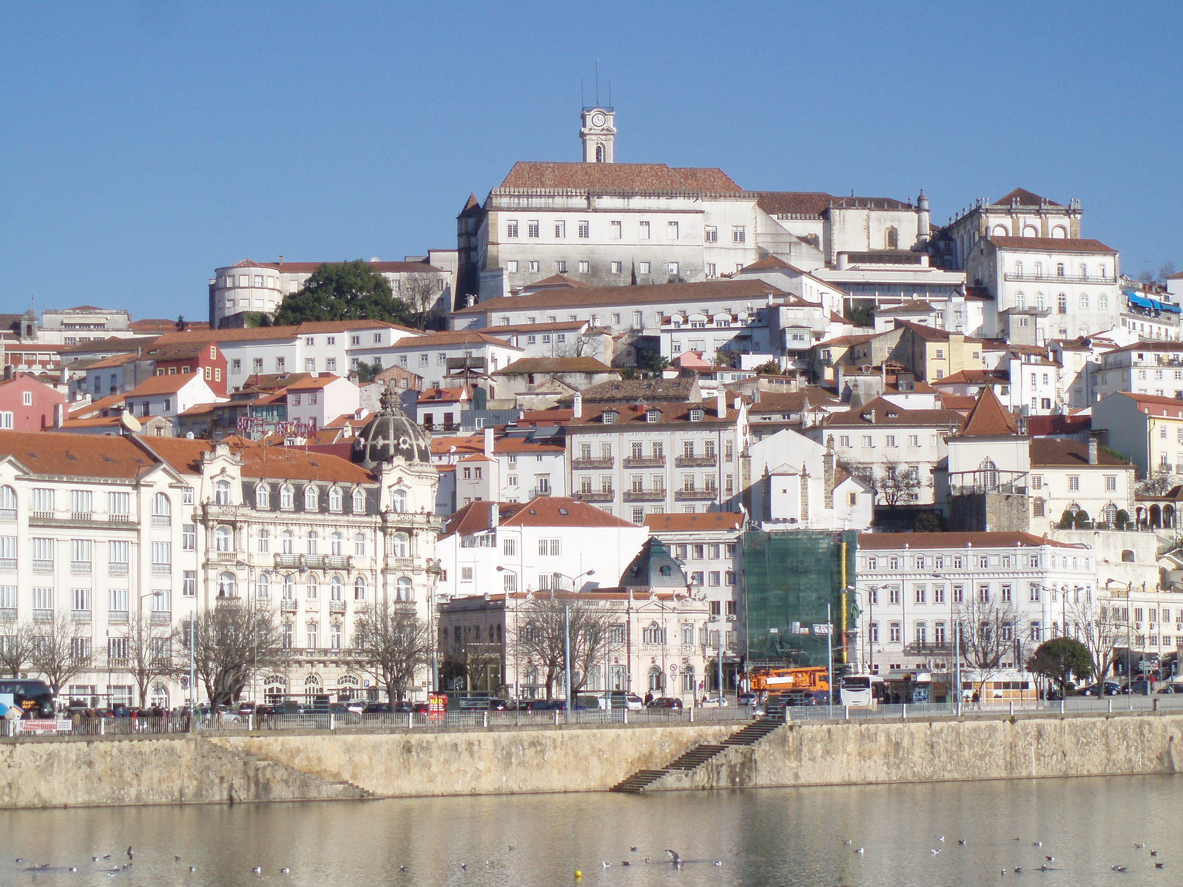 Foto singular da cidade de Coimbra - Portugal