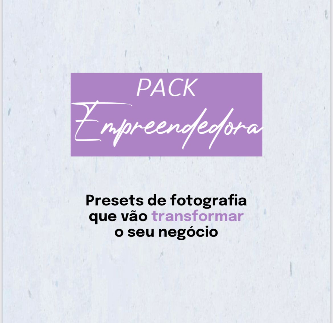 Pack Empreendedora