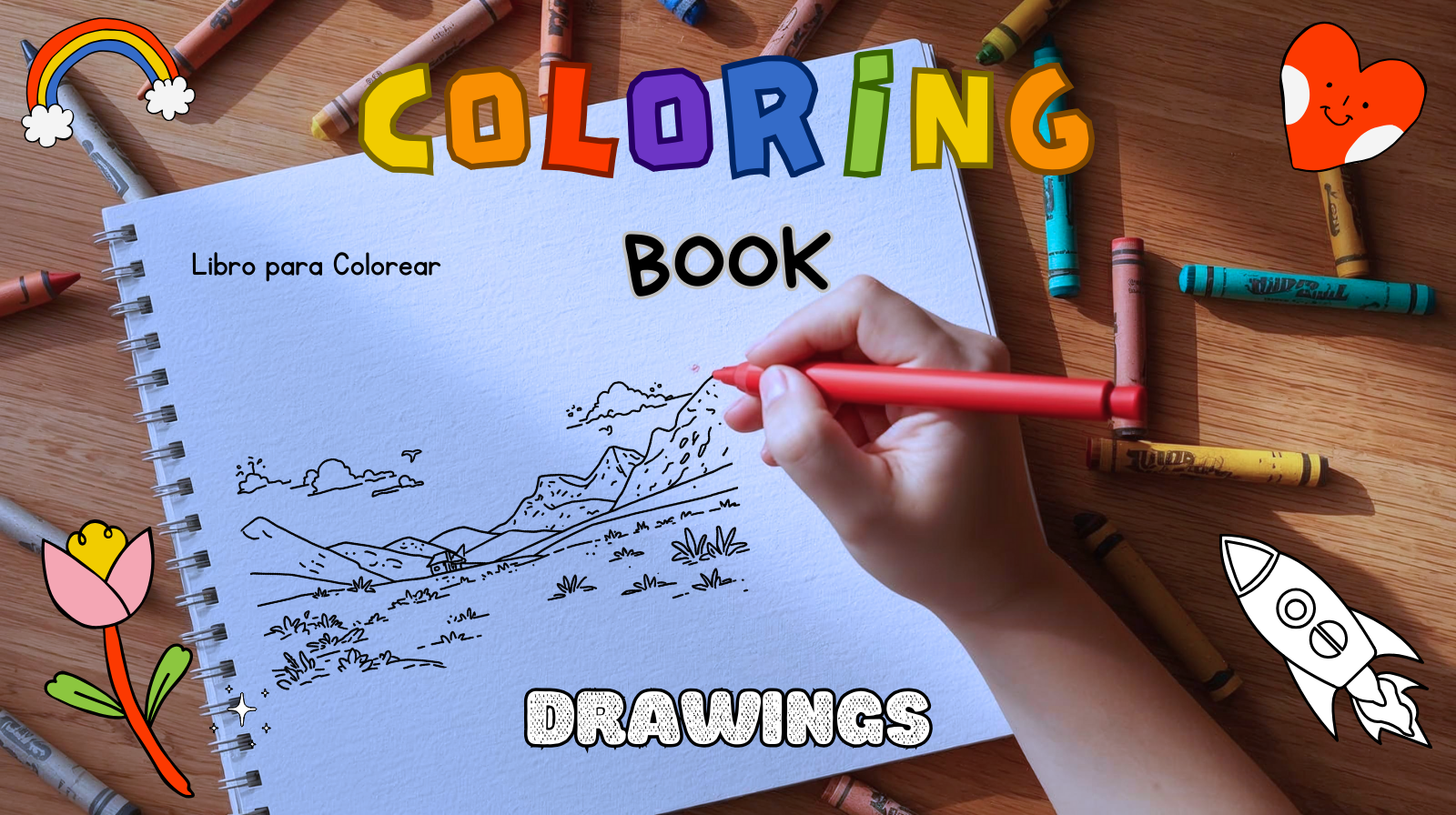 COLORING BOOK DRAWINGS | Hotmart