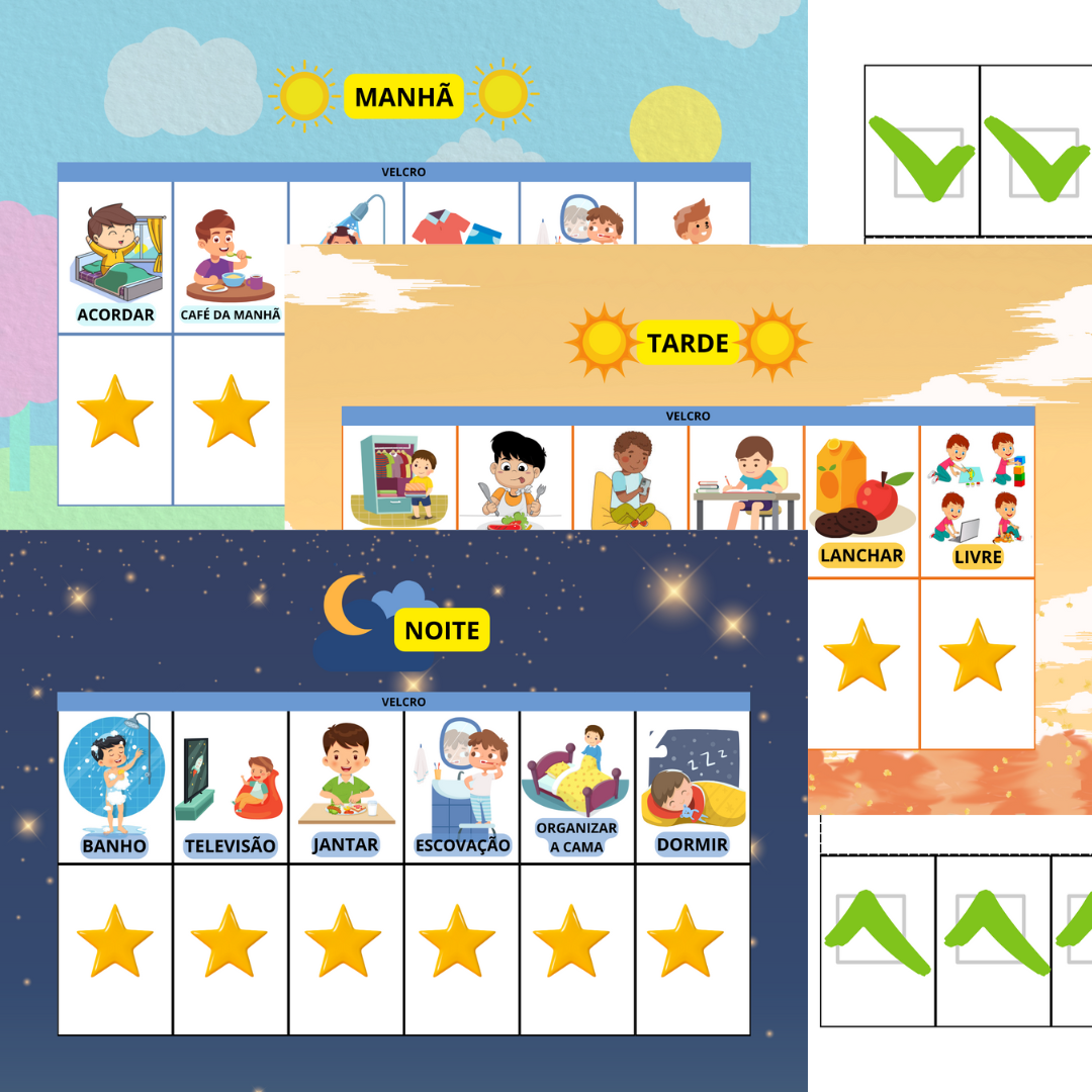 Tabela De Rotina Infantil