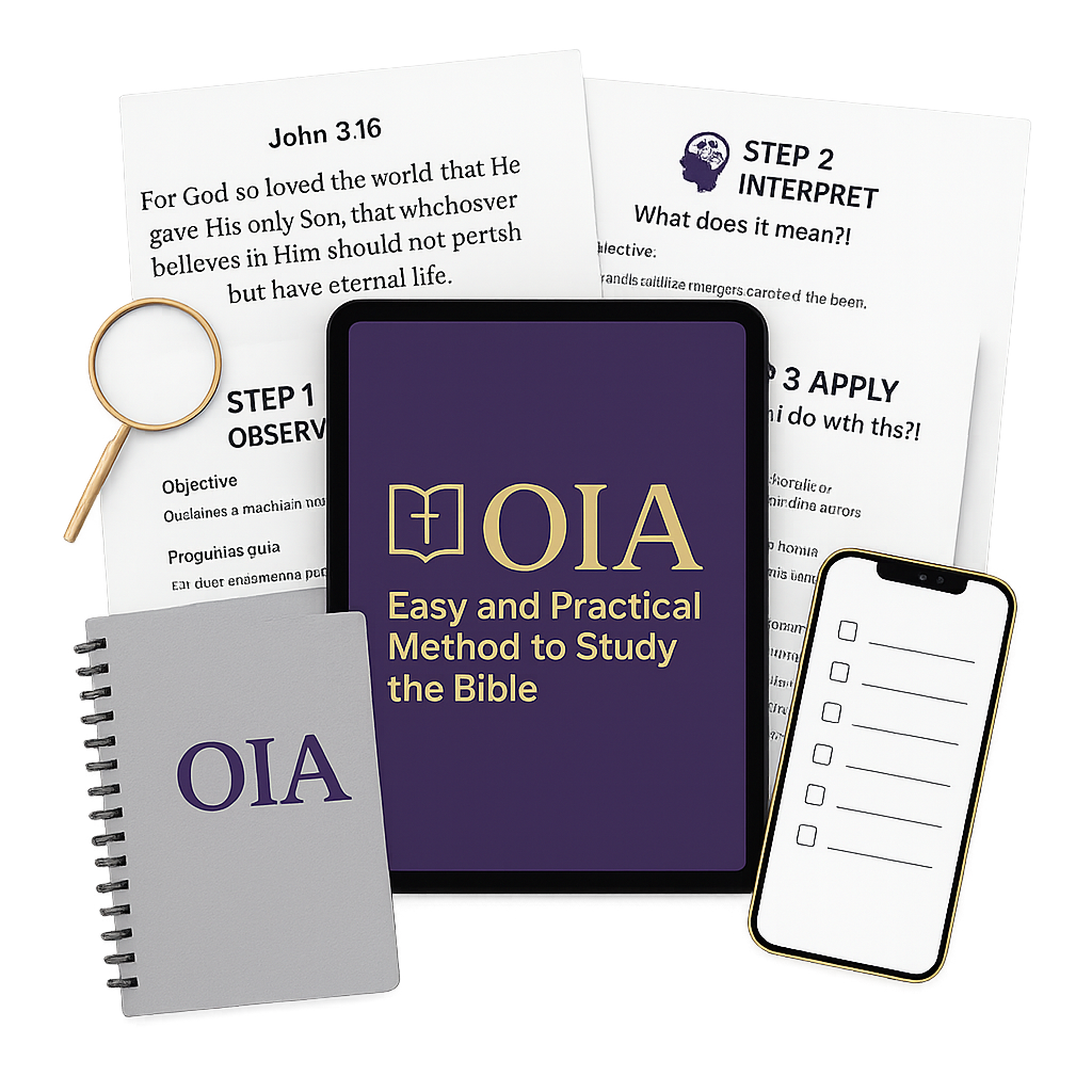 OIA -Easy and Practical Method to Study the Bible | Hotmart