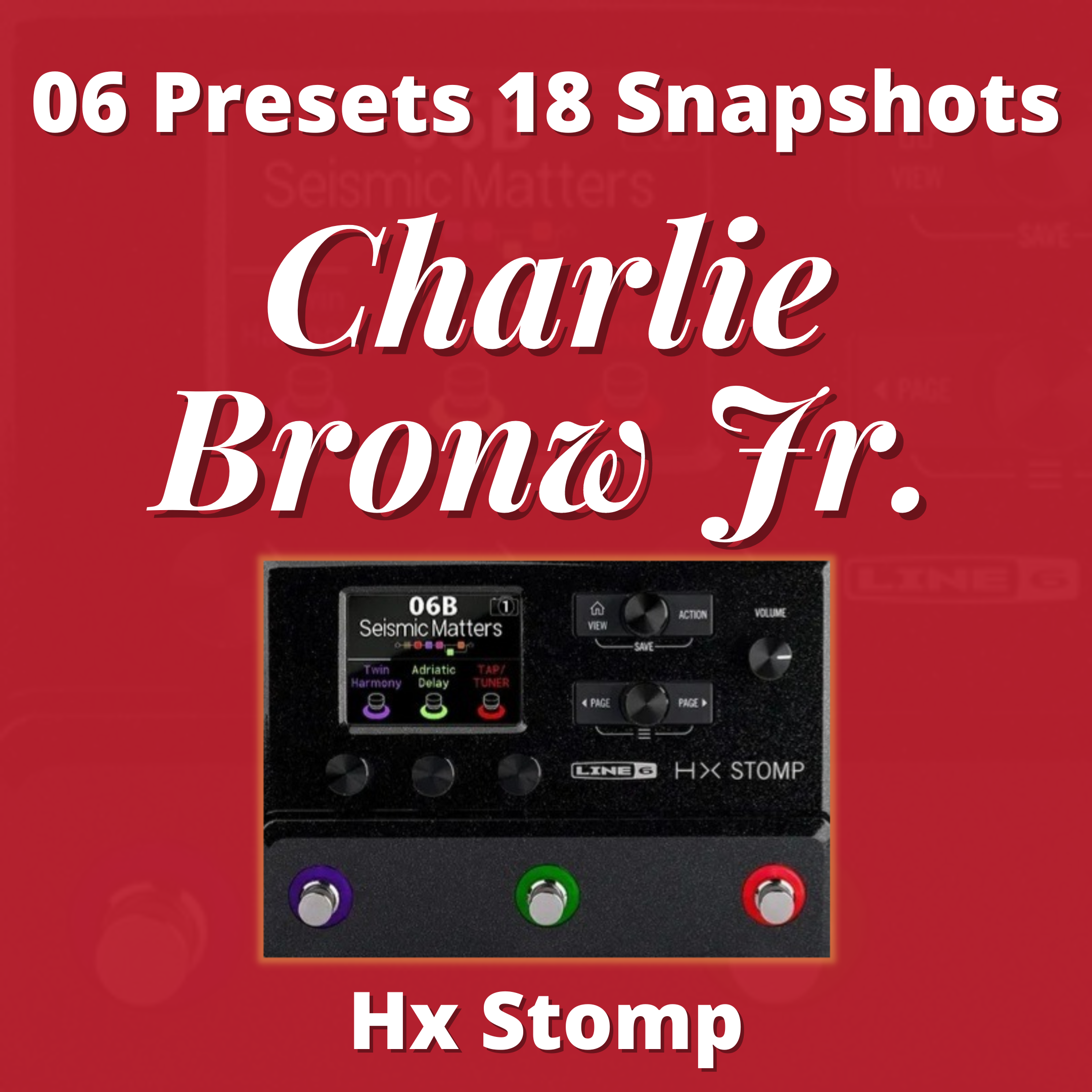Charlie Brown Jr. for Helix / Hx Stomp - 06 Presets - Robson Guimar...