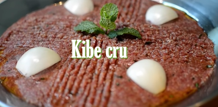Kibe Cru - receita ilustrada