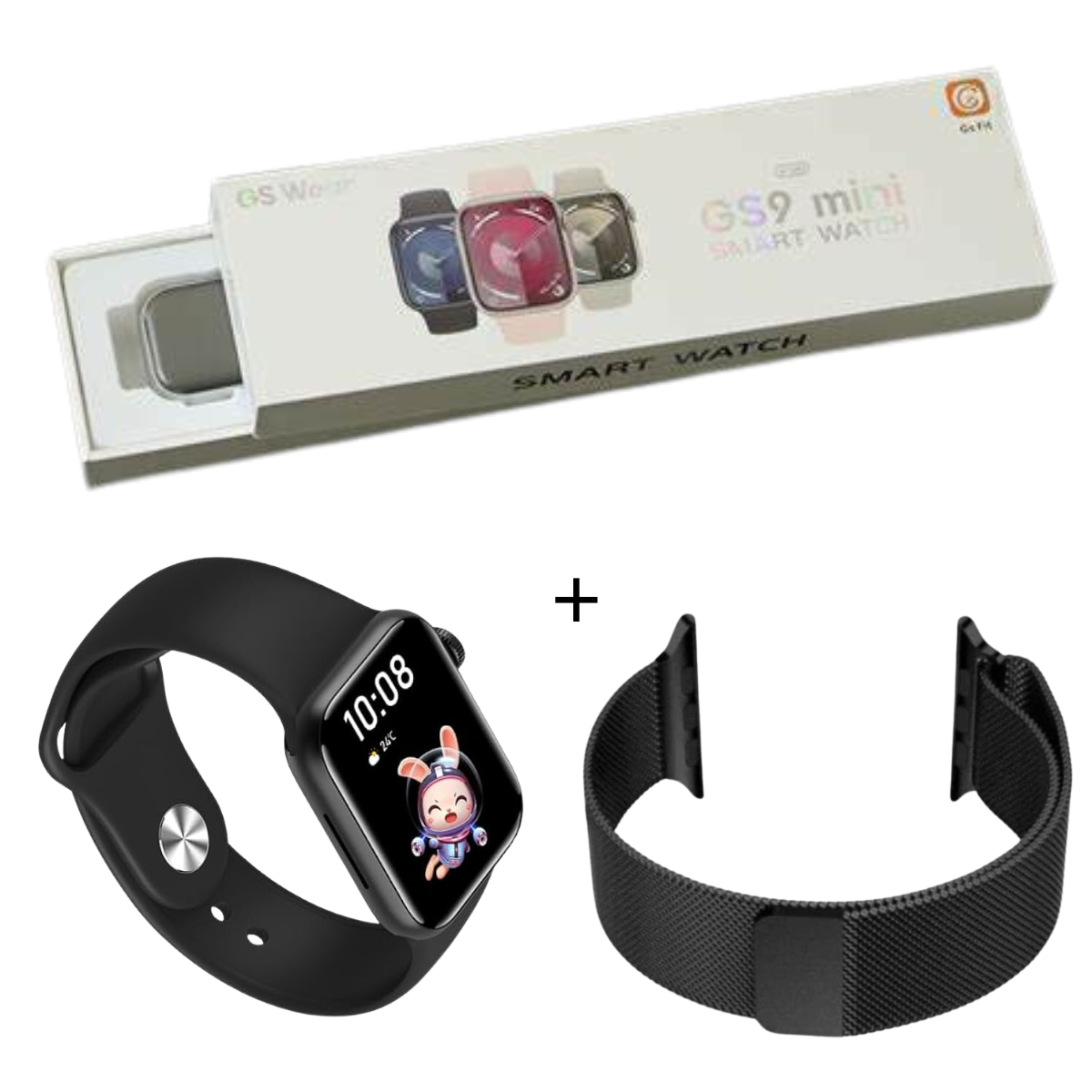 Smartwatch GS9 Mini Chat GPT 41MM IP67 GPS faz e Recebe Chamadas Co...