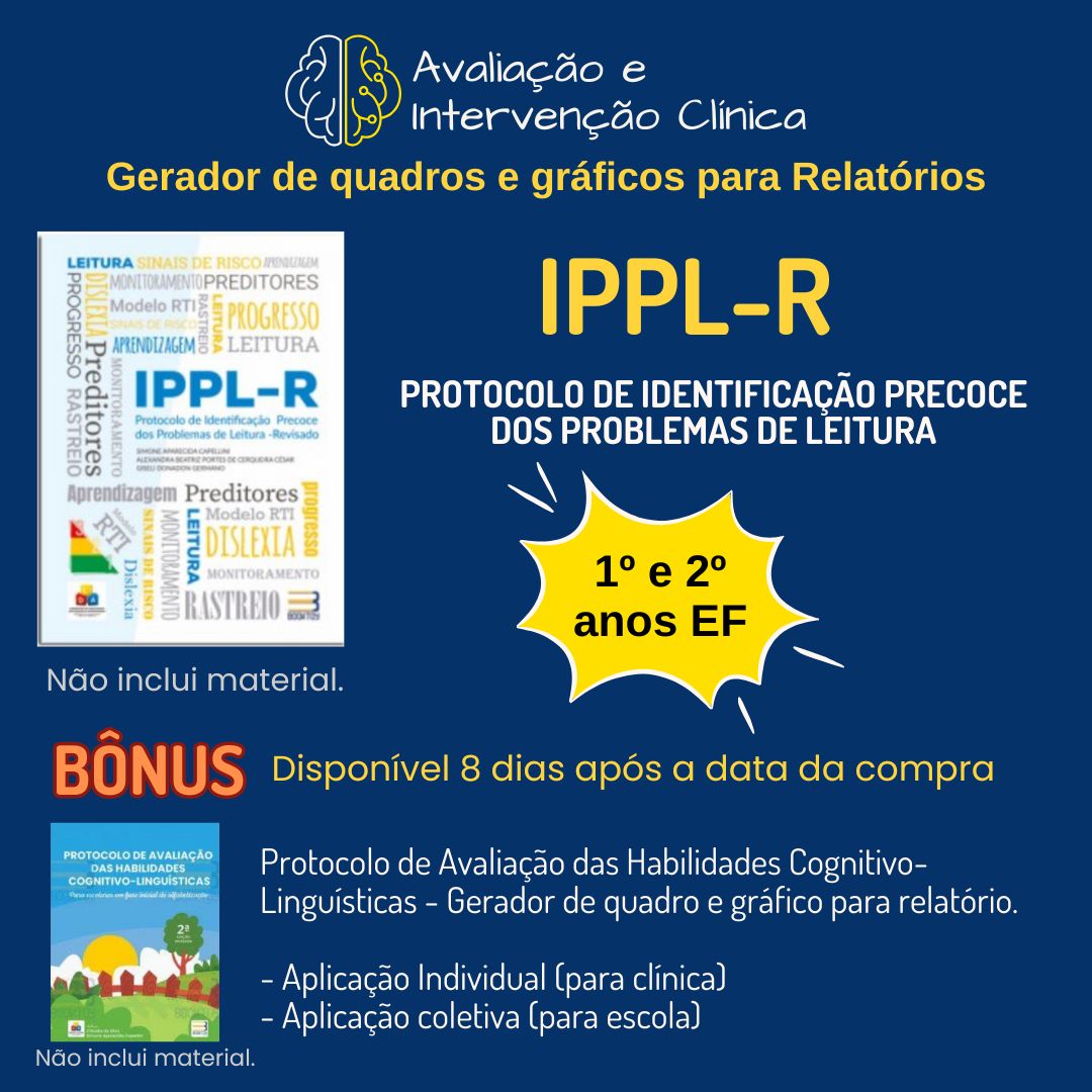 IPPL-R - Gerador de quadro e gráfico - Soluções para Avaliação e In...