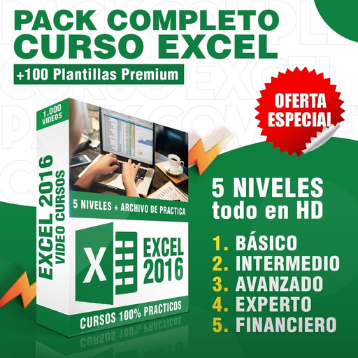 Pack Excel con Bonos Gratis