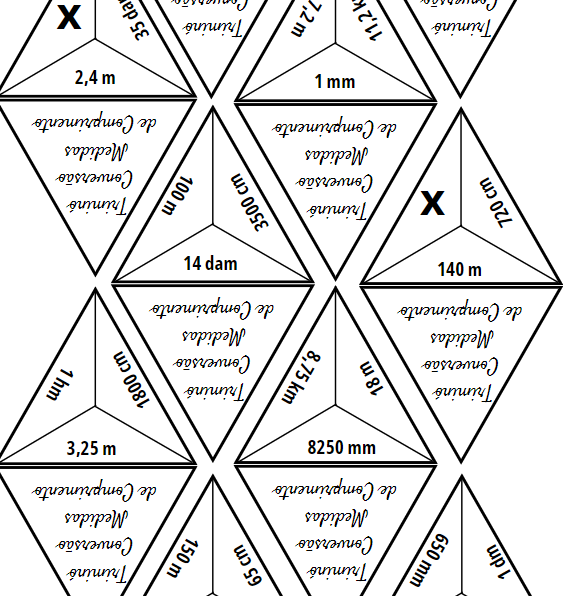 Triminó Conversão de medidas comprimento - Educa Matemática | Hotmart