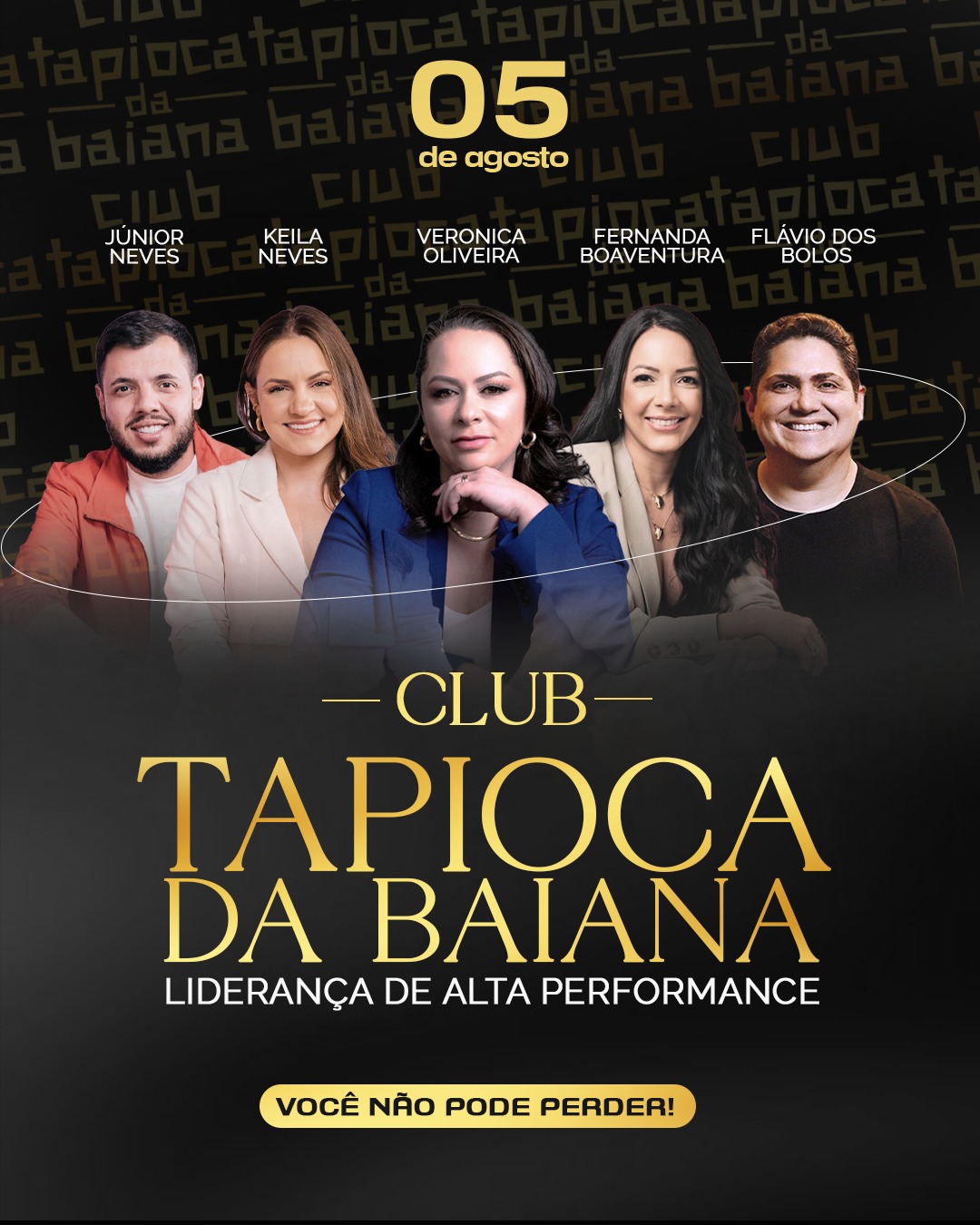LIDERANÇA DE ALTO IMPACTO - Evento Club Tapioca da Baiana (Oficial...