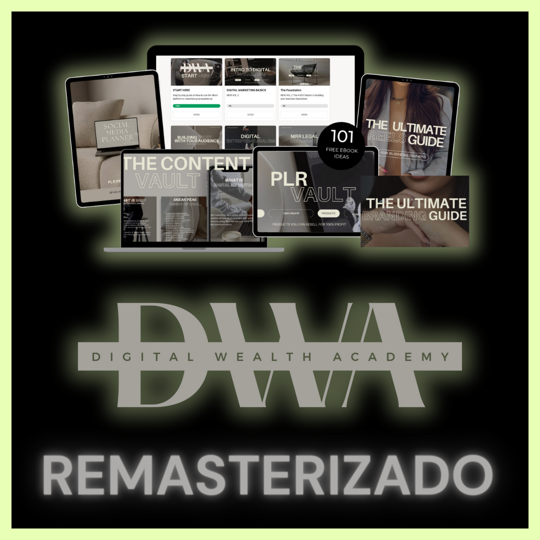 Digital Wealth Academy DWA - Curso de Marketing Con derechos de rev...