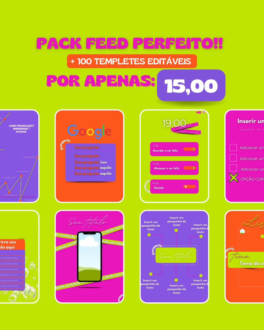 PACK FEED PERFEITO - joice gomes almeida | Hotmart