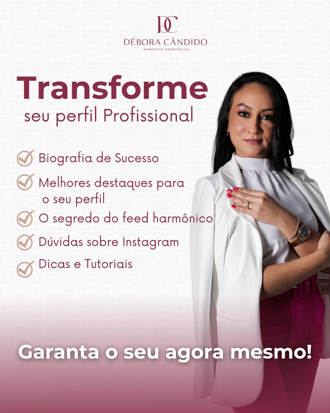 Transforme seu Instagram, tenha um perfil otimizado! - DEBORA CANDI...