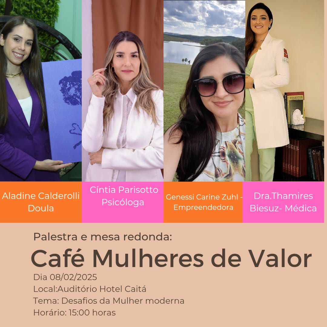 Café Mulheres de Valor - Genessi Carine Ribeiro Zuhl | Hotmart