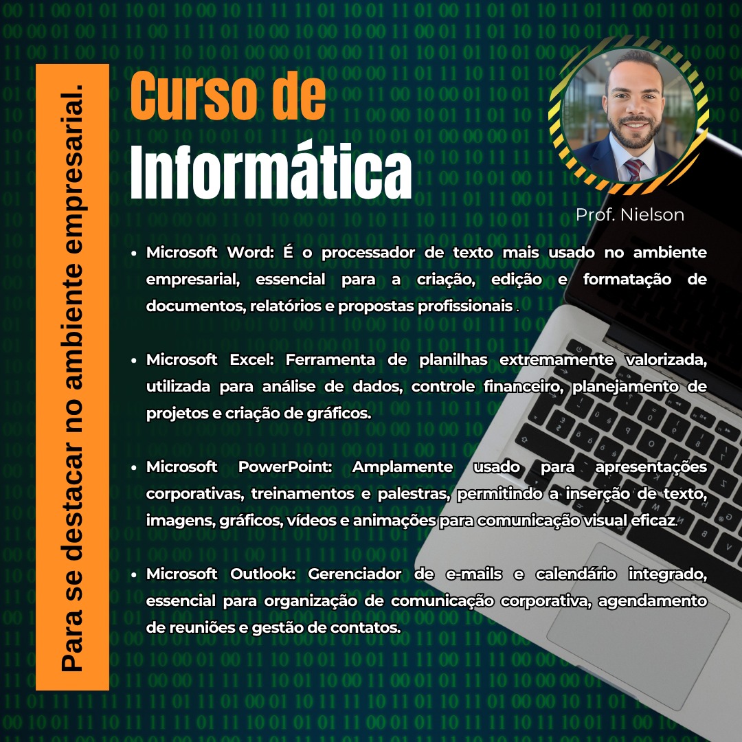 Curso de Informática - Pacote Office (Word, PowerPoint, Excel e Out...