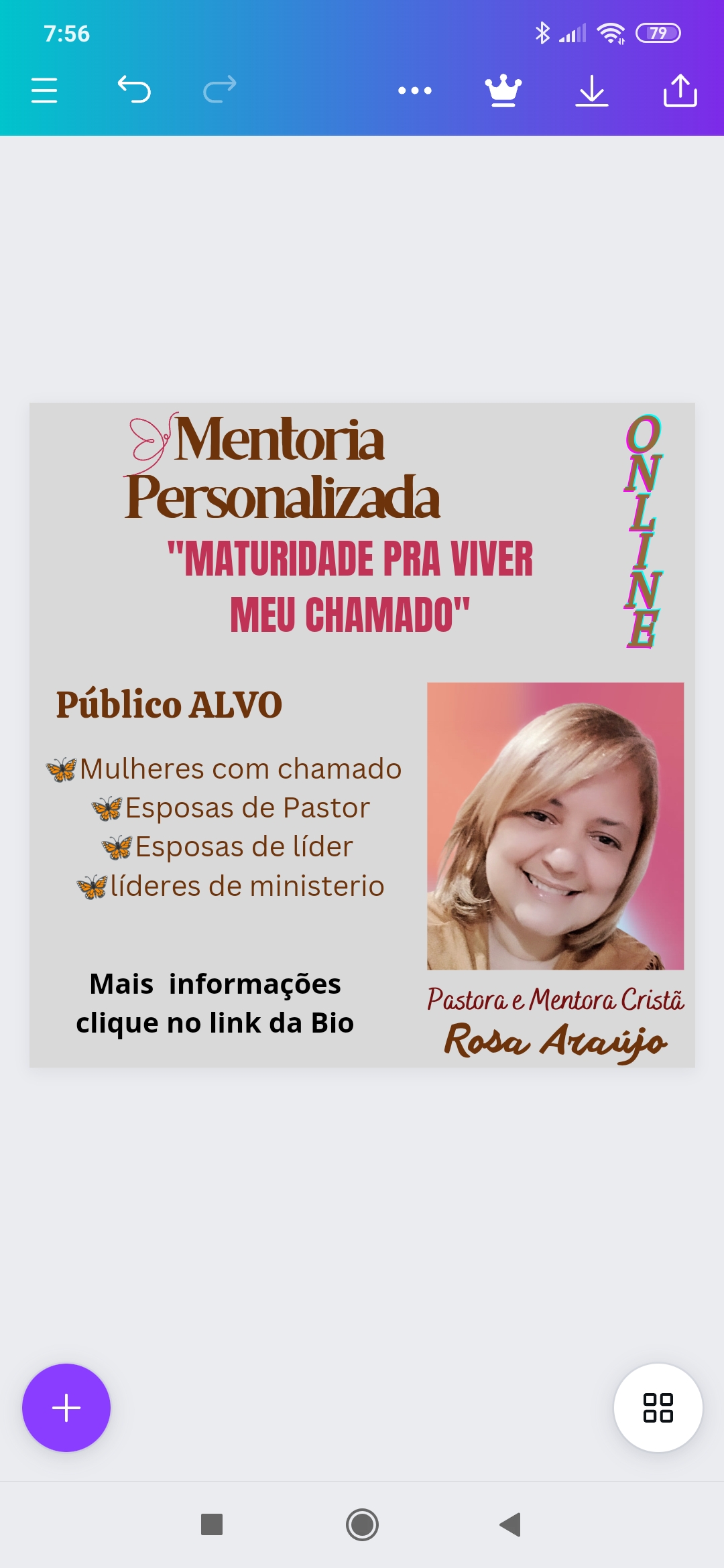 MENTORIA MATURIDADE PRA VIVER MEU CHAMADO - Rosangela Vasconcelos