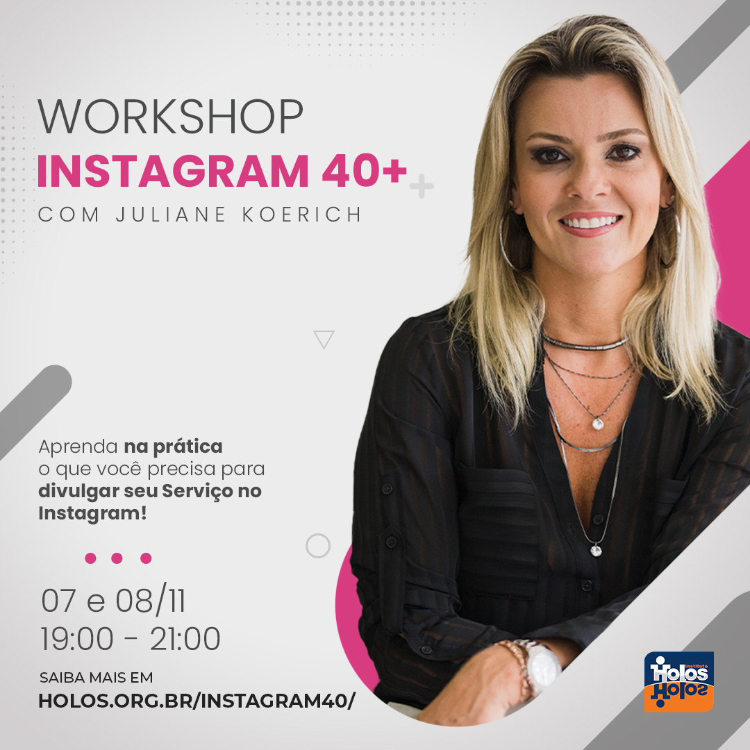 Workshop Instagram 40+ - Marcos Wunderlich ME | Hotmart