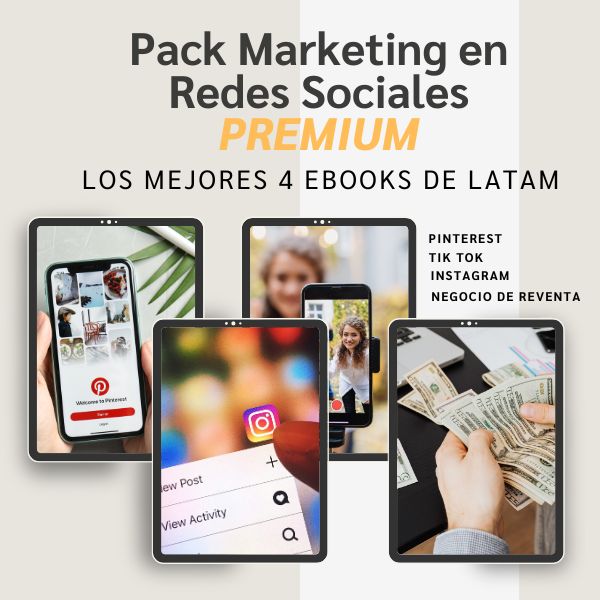 Pack marketing en redes sociales PREMIUM - cristhian felipe quinter...