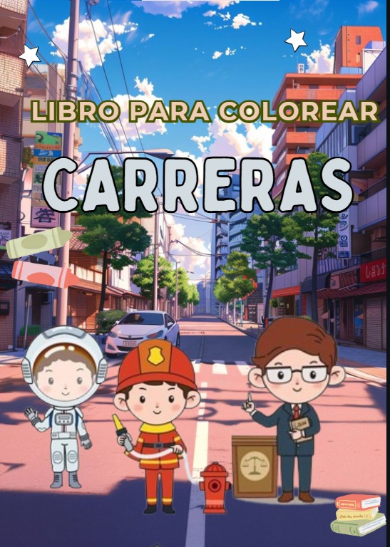 LIBRO PARA COLOREAR PROFESIONES PARA NIÑOS | Hotmart