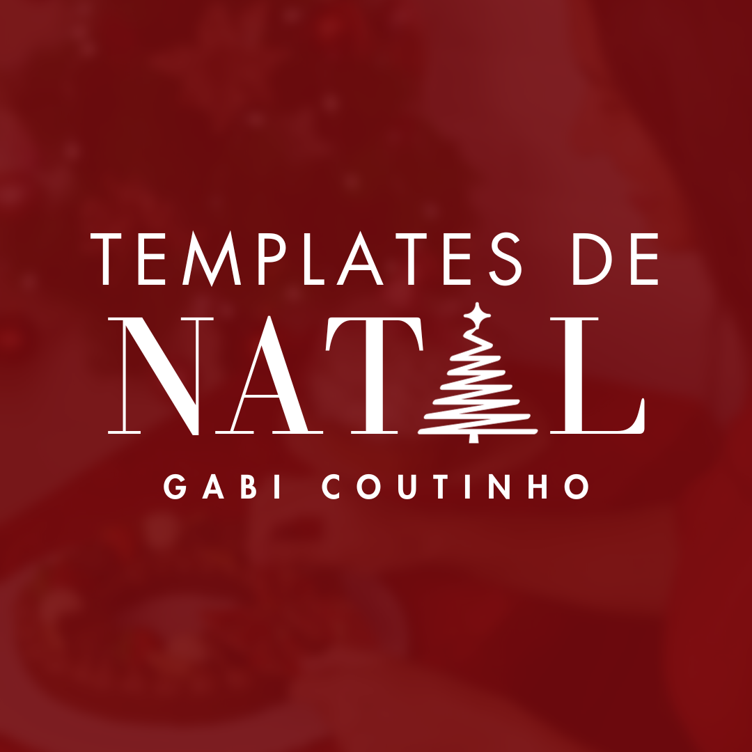 Templates de Natal - Gabi Coutinho