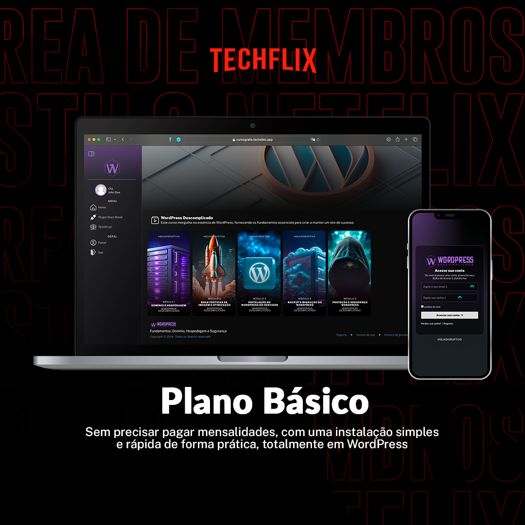 TECHFLIX 4.0 - PLANO BÁSICO - Gabriel Bezerra | Hotmart