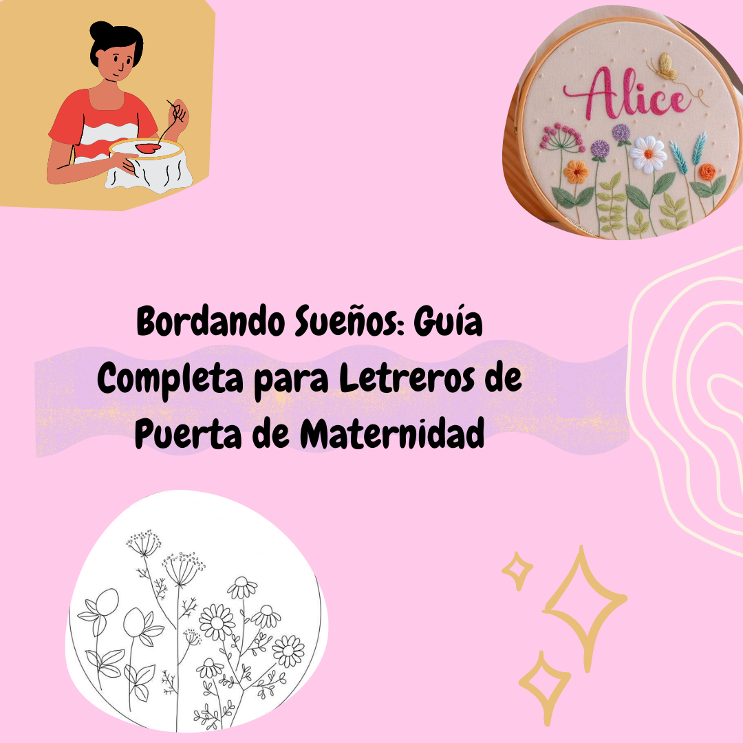 Bordando Sueños: Guía Completa para Letreros de Puerta de Maternida...