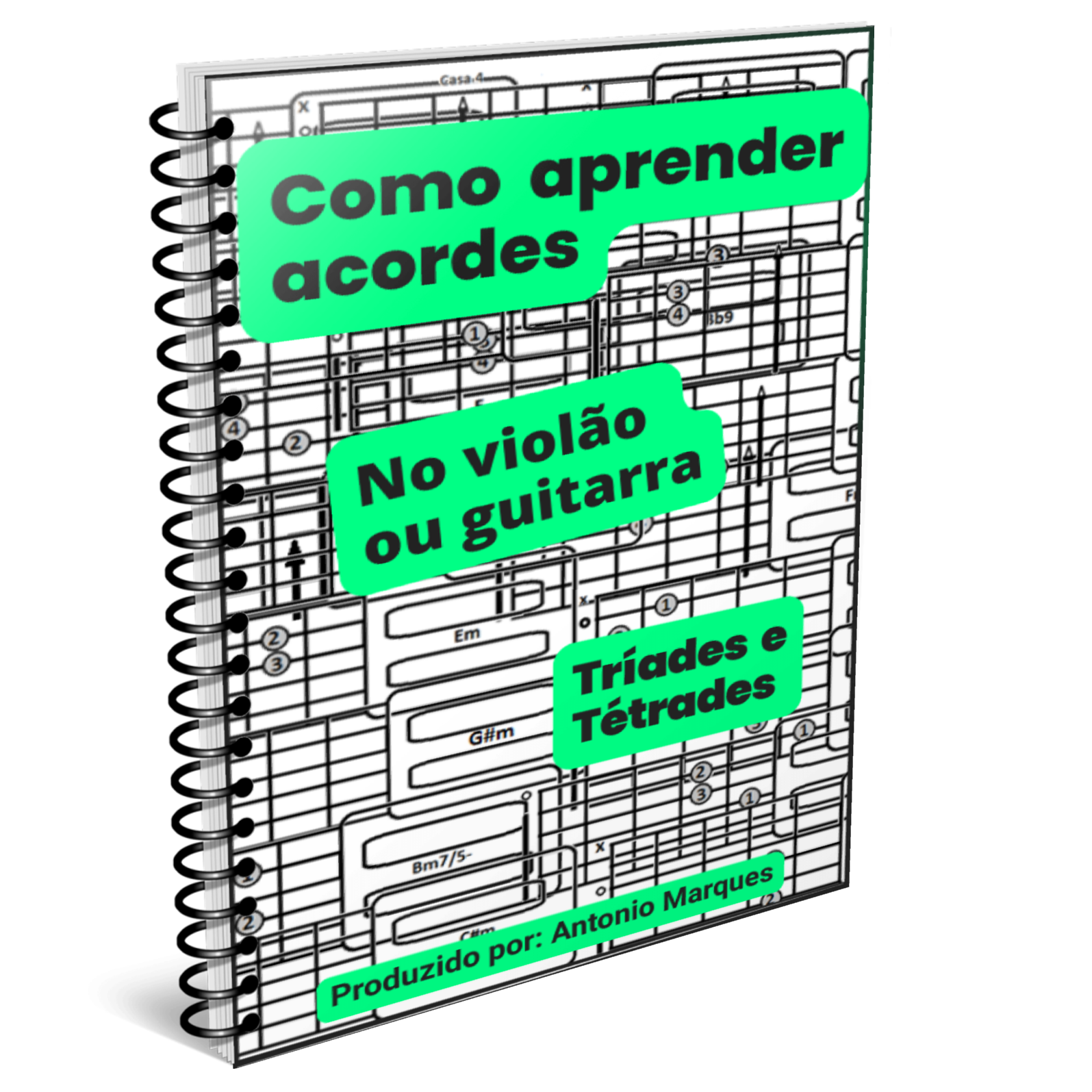 Como aprender Acordes no violão ou guitarra - Antonio marques da si...