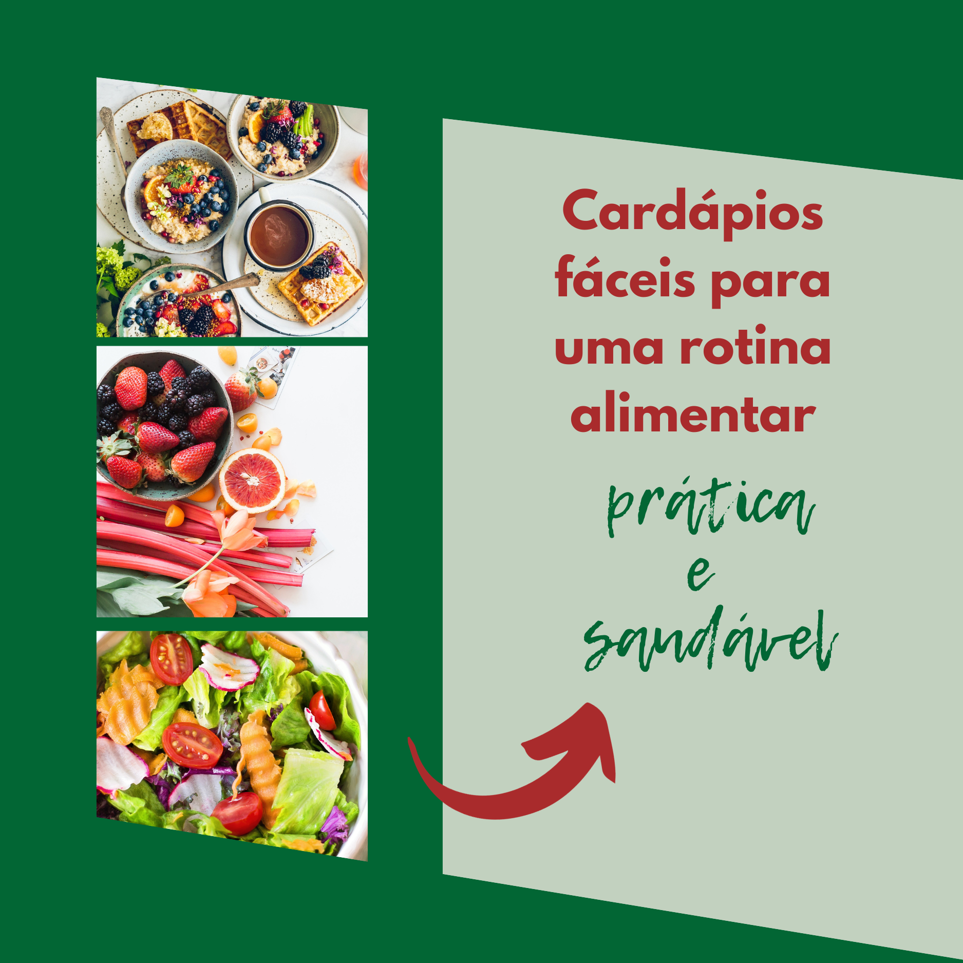 Cardápios fáceis para uma rotina alimentar prática e saudável - Kel...
