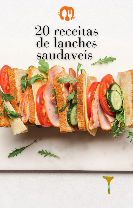20 receitas de lanches saudáveis