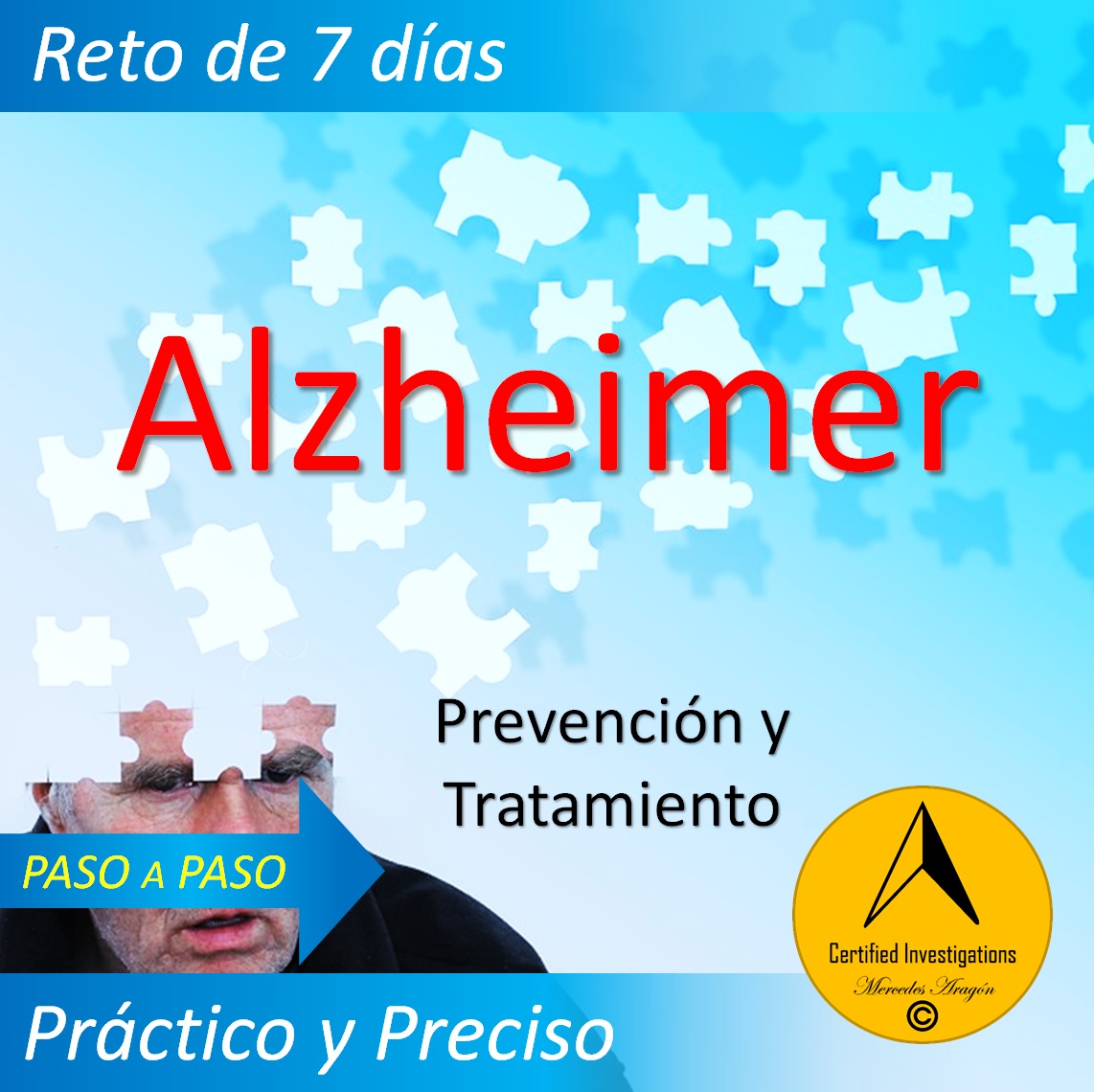 Alzheimer - Certified Investigations - Mercedes Aragón | Hotmart