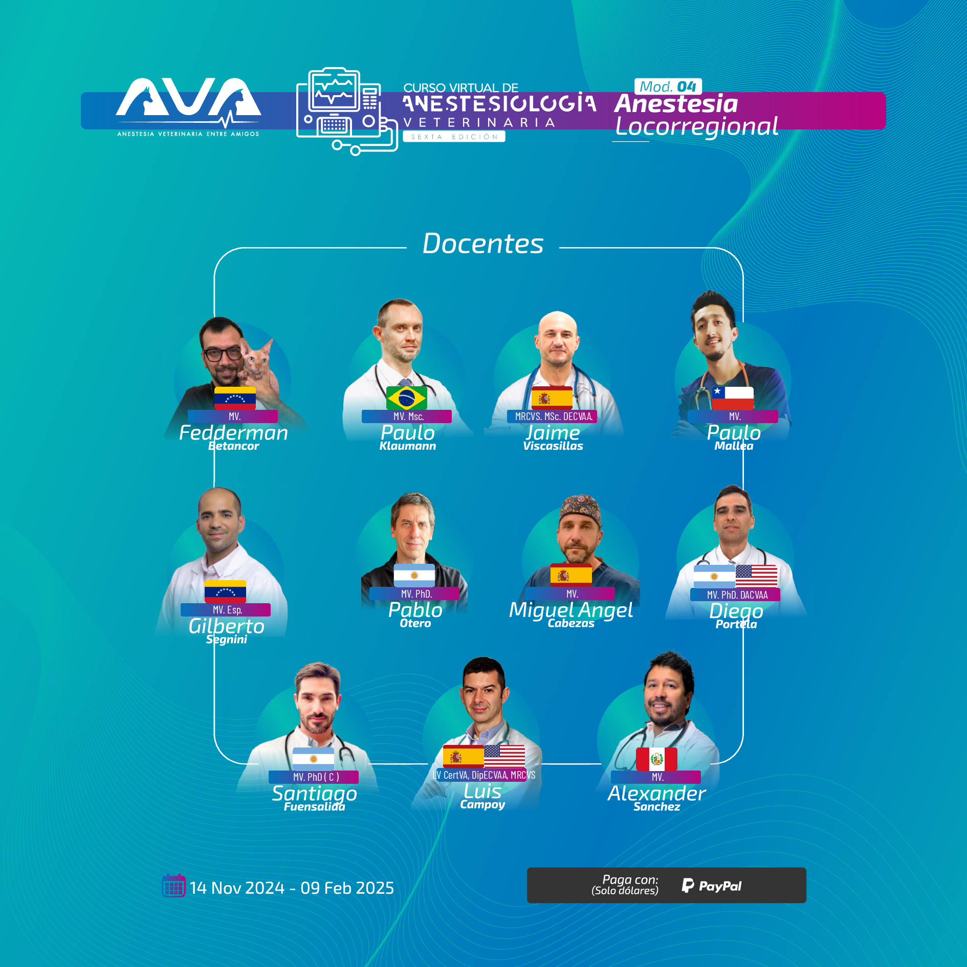 ANESTESIA REGIONAL EN PEQUEÑOS ANIMALES - CURSO VIRTUAL - AVA PERÚ ...