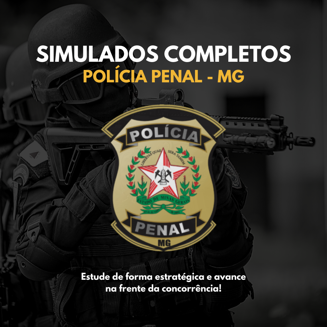 PPMG - Simulados Comentados + Cronograma de Estudos (Polícia Penal ...