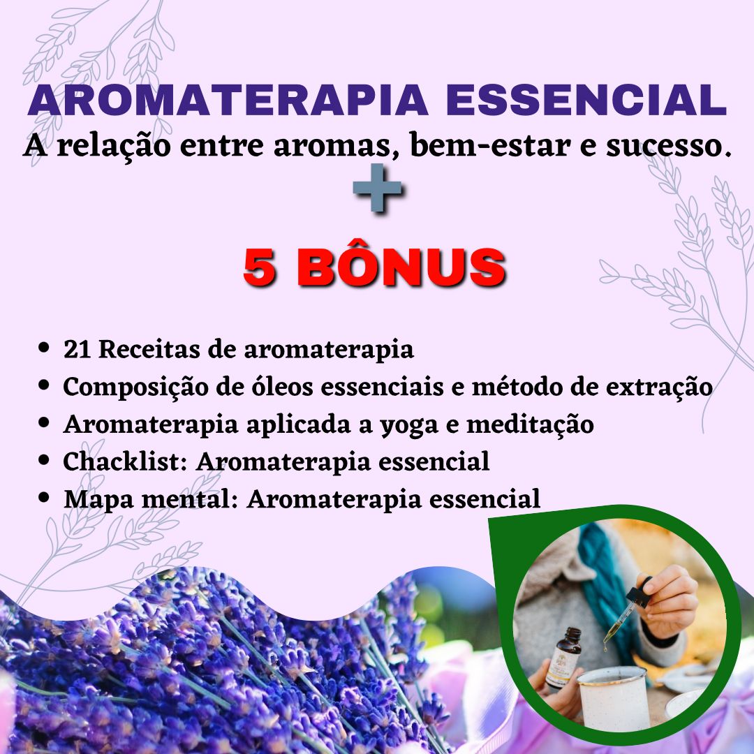 Ebook Aromaterapia Completo - Digital Jordão | Hotmart