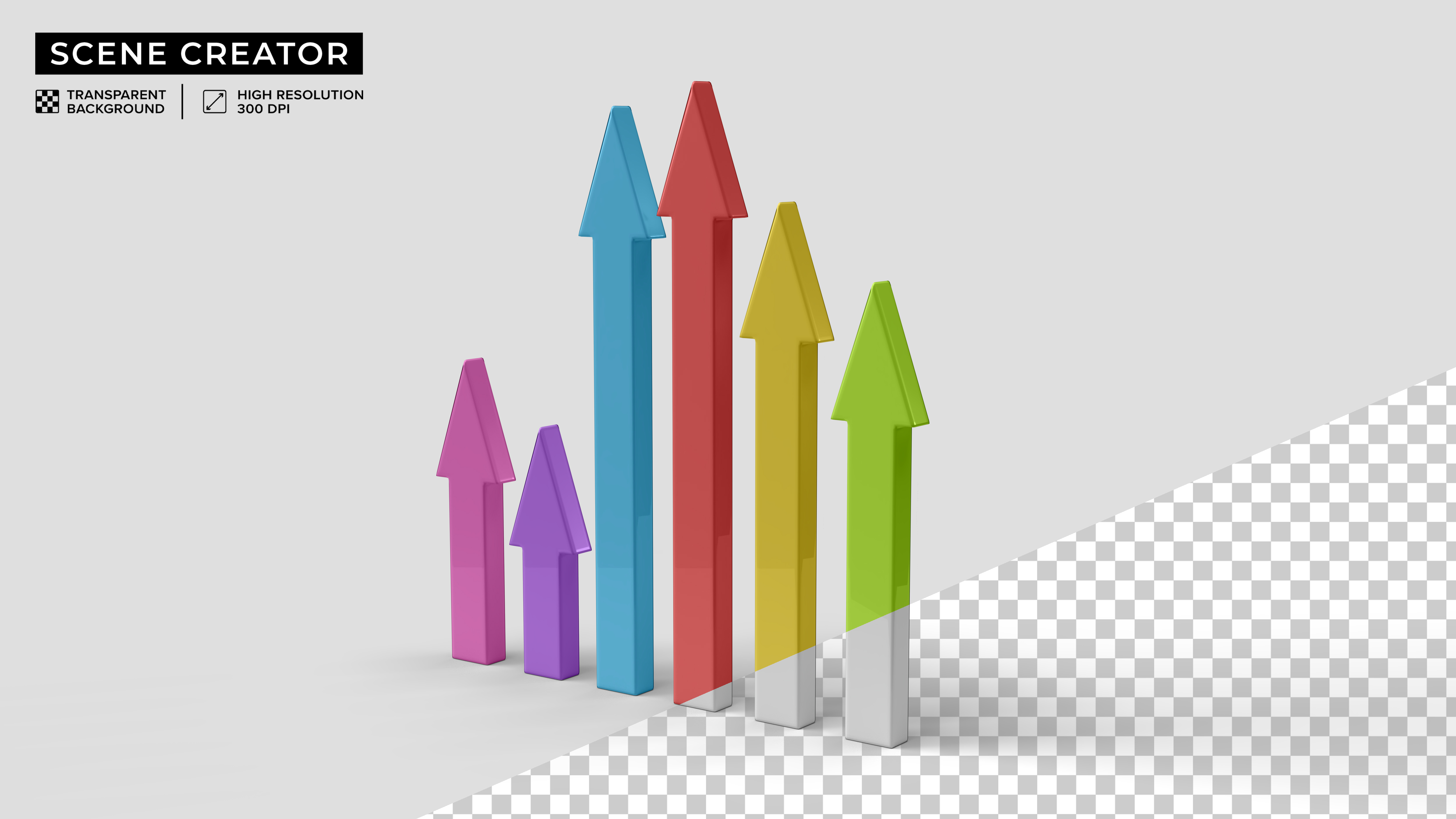 3d graphic style arrows mockup - 3 PSD Archives - Casal Design | Ho...